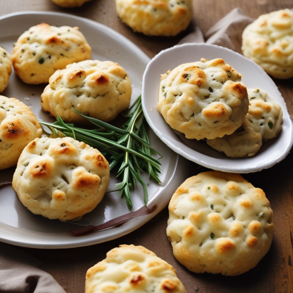 Easter's Drop Biscuits Recipe "With Rosemary & Cream Cheese"