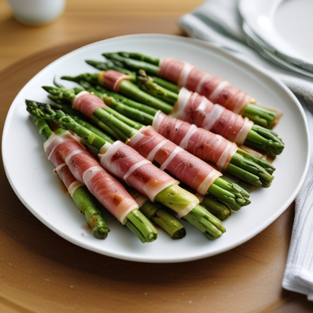 Pancetta Wrapped Asparagus Recipe (Easter Oriented)