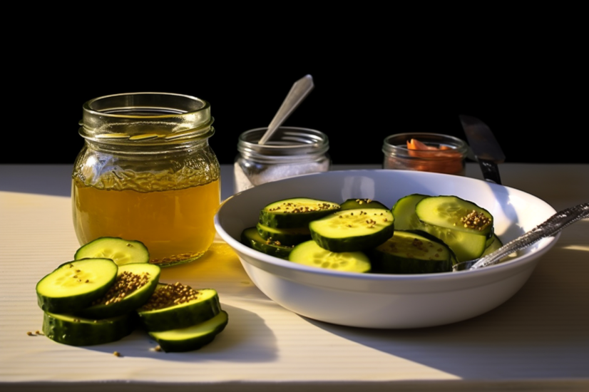 Sweet Pickles recipe: Easy Homemade Refrigerator Sweet Pickles