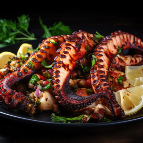 Homemade Grilled Octopus Recipe (Taste of Greece)
