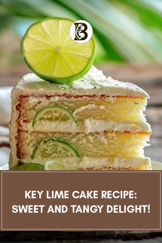 Key Lime Cake Recipe: Sweet and Tangy Delight!