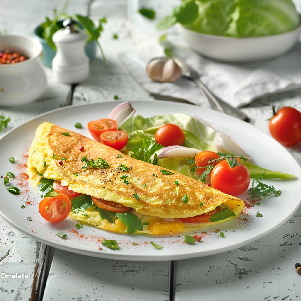 Omelette Recipe "Your Quick Breakfast in 10 Minutes"