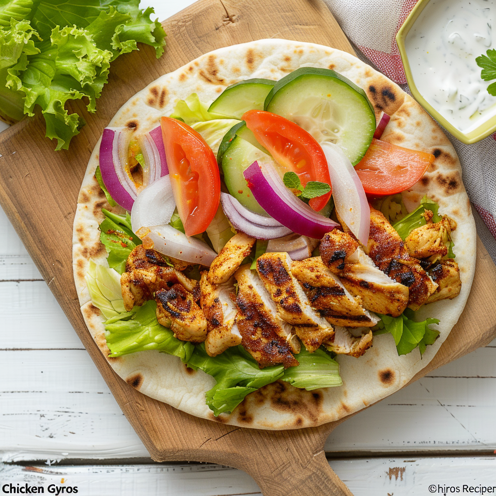 Easy Flavorful Chicken Gyros Recipe At Home