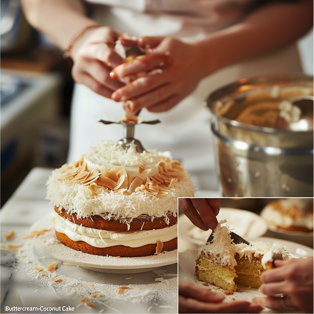 Buttercream-Coconut Cake Recipe: A Tropical Delight!