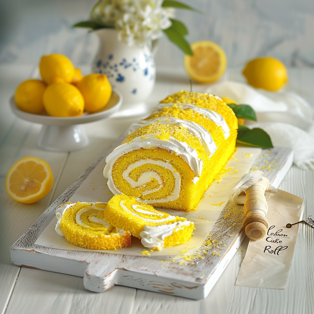 Lemon Cake Roll Recipe: Bursting with Citrus Delight!