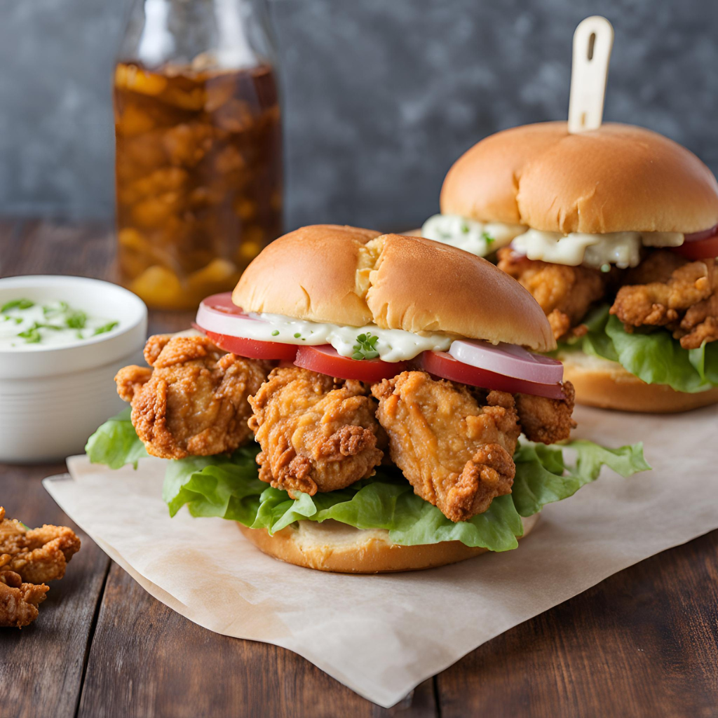 Chicken Sandwich Recipe {With Creamy Pesto Sauce}