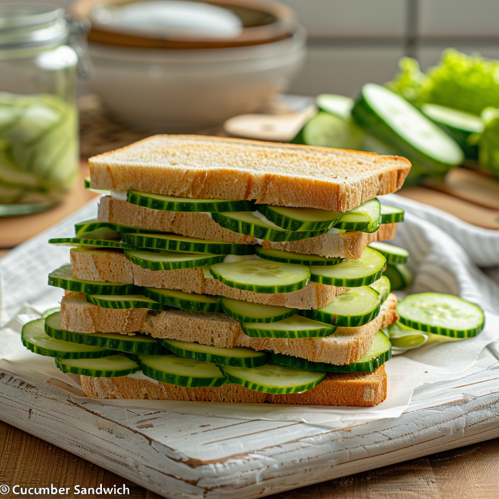 Cucumber Sandwich Recipe (Creamy, herby and delicious)
