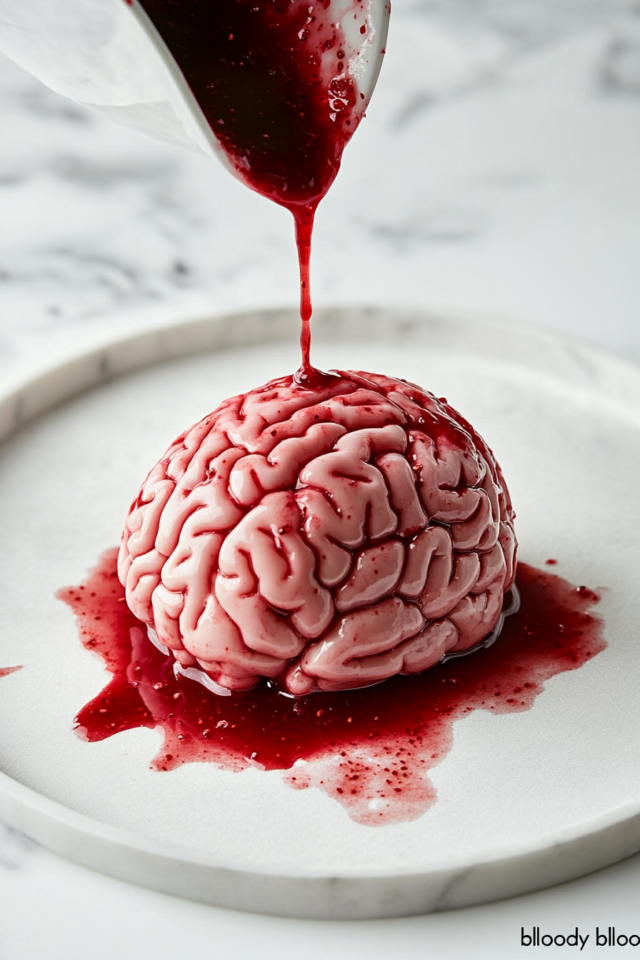 Halloween Brain Jello Mold Recipe